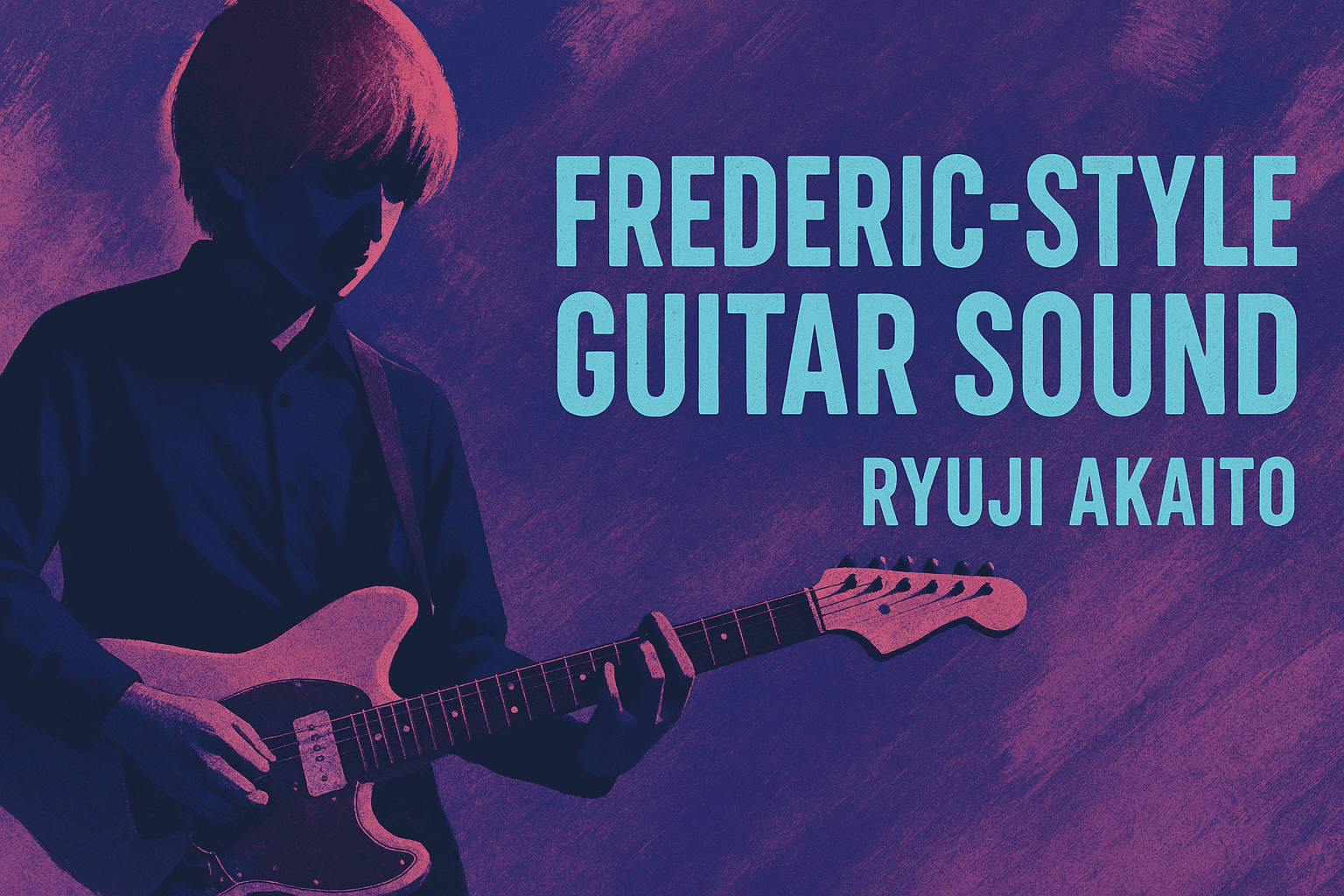 【Akagashira Ryuji】How to Recreate the Frederic Sound + Guitar Gear and ...